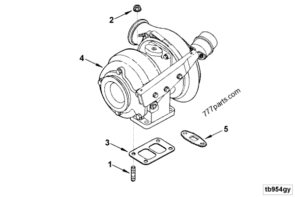 3818824 Regular hexagon nut - Cummins запчасть для спецтехники ...