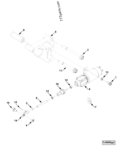 3863155 Control rod end - Cummins spare part | 777parts.com