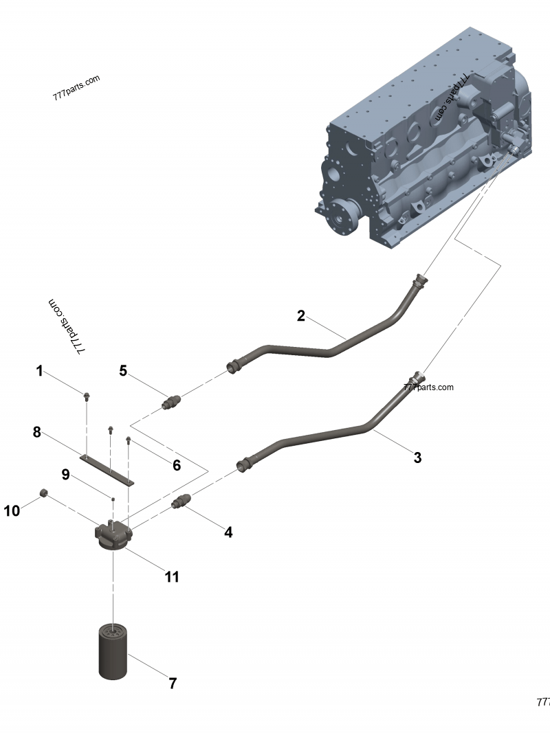 3864171 Male connector - Cummins spare part | 777parts.com