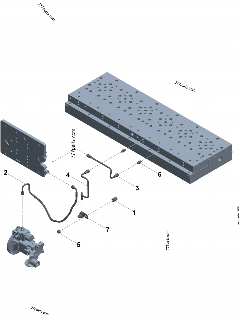 2864401 Flexible hose - Cummins spare part | 777parts.com
