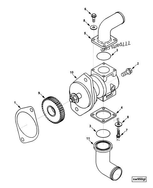 3897337 Kit,wp repair (minor) - Cummins spare part | 777parts.com