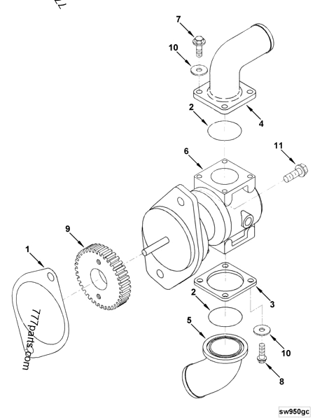 3897337 Kit,wp repair (minor) - Cummins spare part | 777parts.com