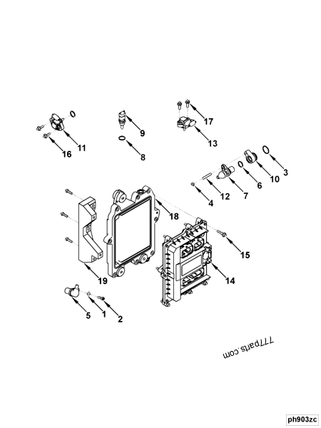 3900628 Hexagon flange head cap screw - Cummins spare part | 777parts.com