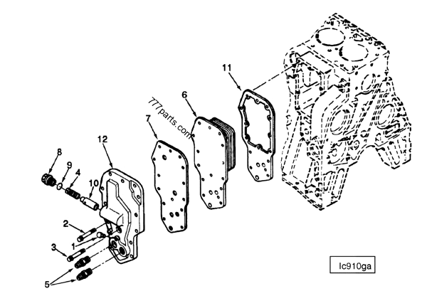 3901445 Hexagon flange head cap screw - Cummins spare part | 777parts.com