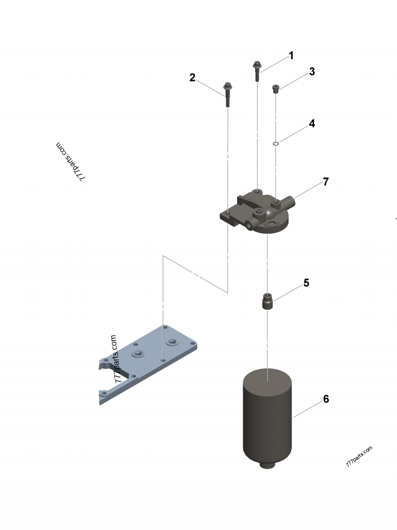 3901445 Hexagon flange head cap screw - Cummins spare part | 777parts.com