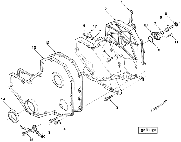 3901446 Hexagon flange head cap screw - Cummins spare part | 777parts.com
