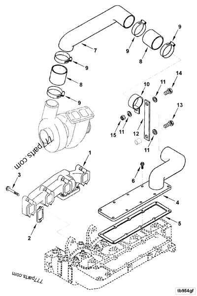 3902116 Hexagon flange head cap screw - Cummins spare part | 777parts.com