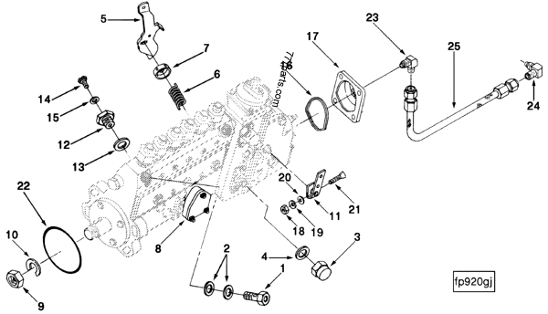 3906747 Flexible hose - Cummins spare part | 777parts.com