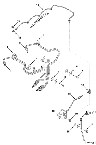 3909695 Fuel manifold - Cummins spare part | 777parts.com