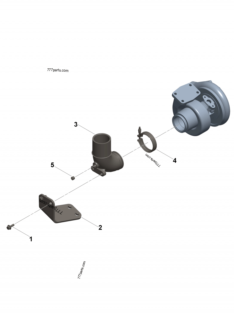 3910994 Exhaust outlet connection - Cummins spare part | 777parts.com