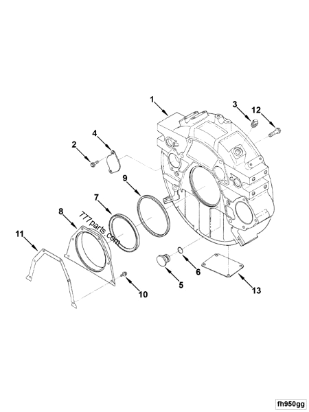 3913638 Hexagon flange head cap screw - Cummins spare part | 777parts.com
