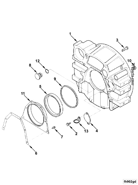 3913638 Hexagon flange head cap screw - Cummins spare part | 777parts.com