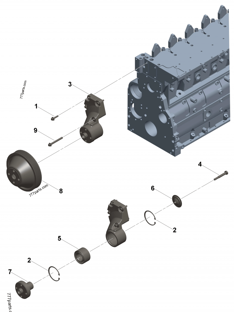 3914462 Fan pulley - Cummins spare part | 777parts.com