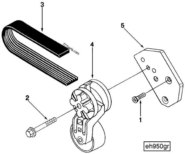 3919985 Belt tensioner bracket - Cummins spare part | 777parts.com