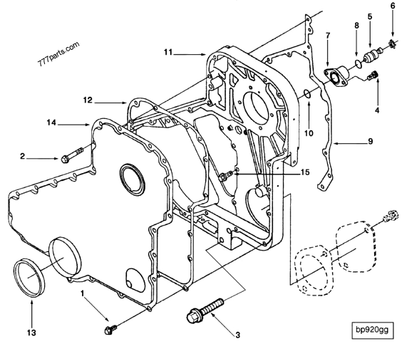 3921927 Oil seal - Cummins spare part | 777parts.com