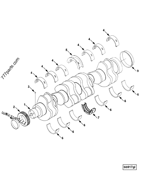 3921928 Oil seal - Cummins spare part | 777parts.com