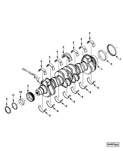 3921928 Oil seal - Cummins spare part | 777parts.com