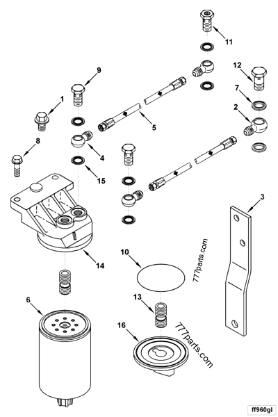 3924725 Banjo connector screw - Cummins spare part | 777parts.com