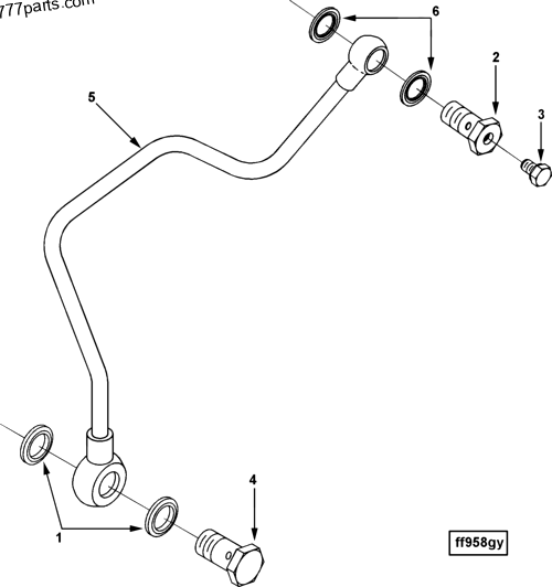 3924725 Banjo connector screw - Cummins spare part | 777parts.com