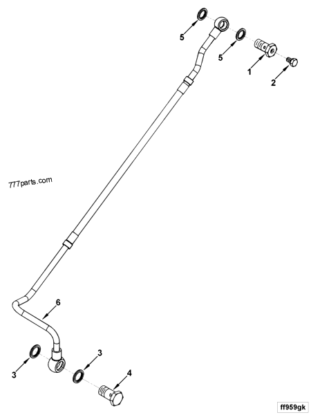 3924725 Banjo connector screw - Cummins spare part | 777parts.com
