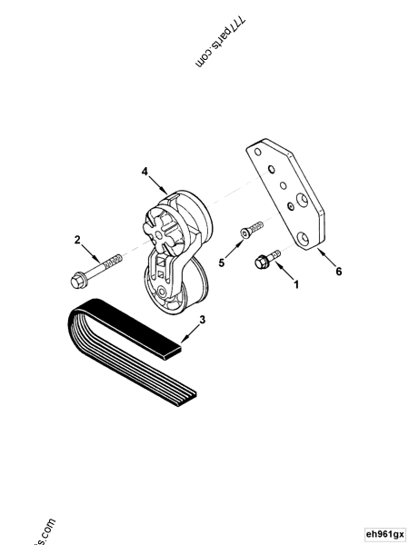 3925195 Belt tensioner bracket - Cummins spare part | 777parts.com