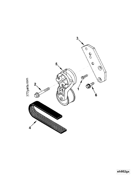 3925195 Belt tensioner bracket - Cummins spare part | 777parts.com