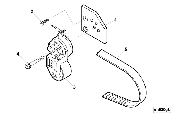 3925208 Belt tensioner bracket - Cummins spare part | 777parts.com