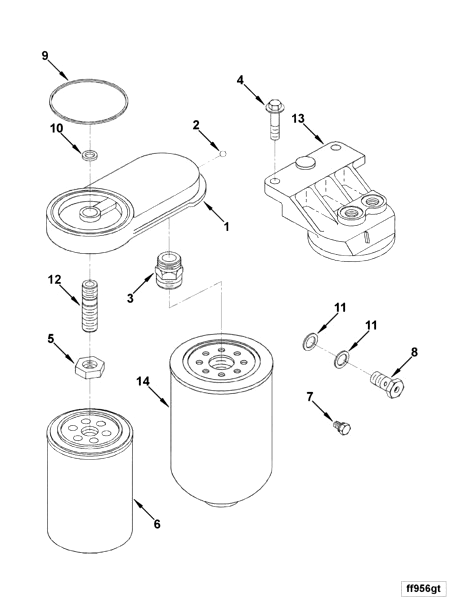 3926788 Fuel filter head - Cummins spare part | 777parts.com