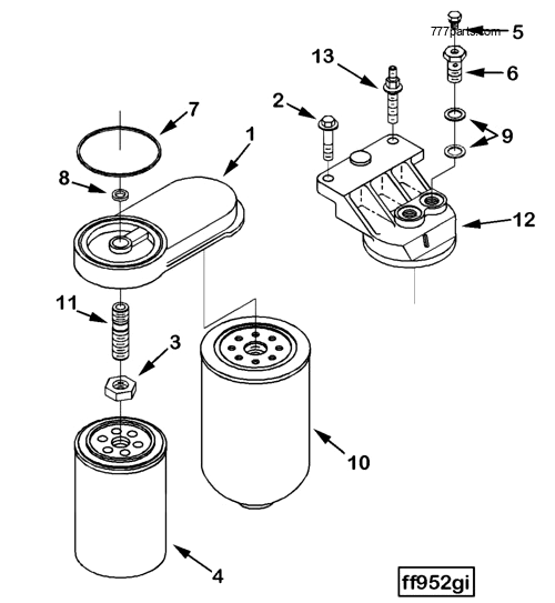 3926788 Fuel filter head - Cummins spare part | 777parts.com