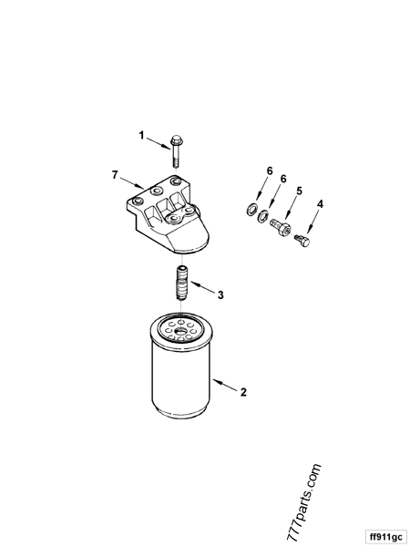 3926788 Fuel filter head - Cummins spare part | 777parts.com