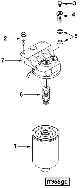 3926788 Fuel filter head - Cummins spare part | 777parts.com