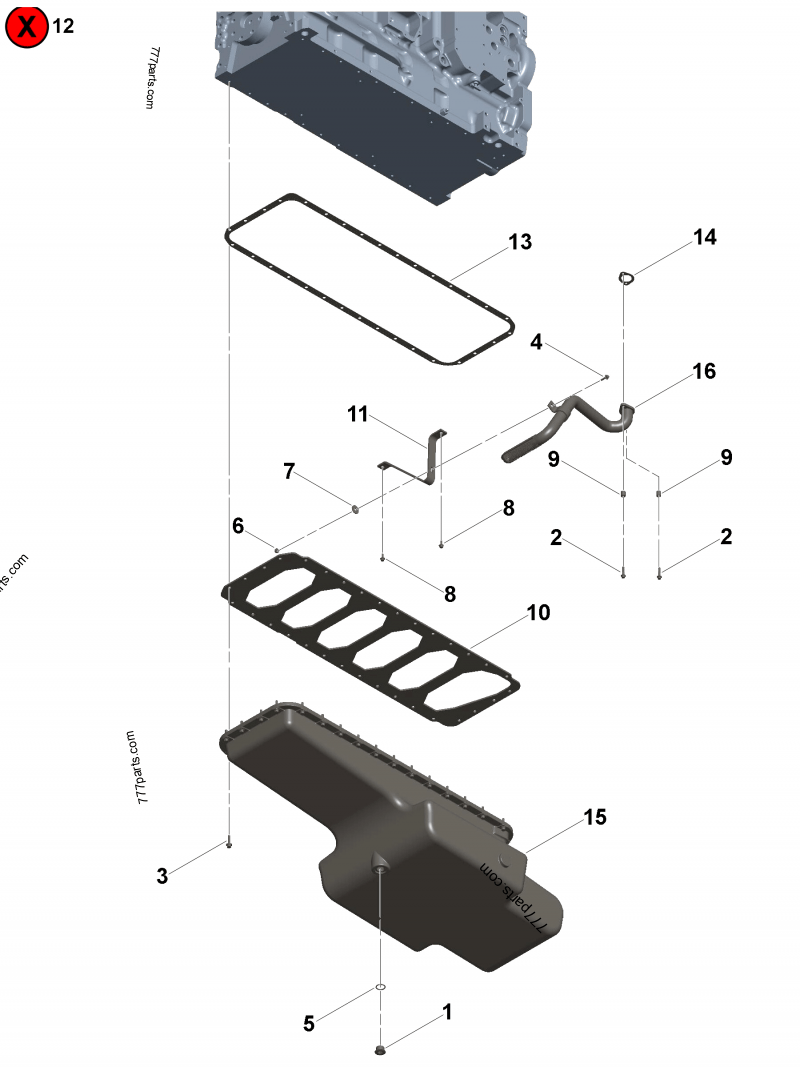 3927606 Cover plate - Cummins spare part | 777parts.com