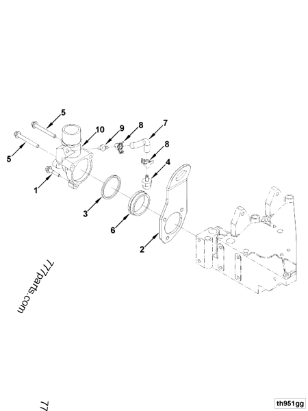 3930565 Molded hose - Cummins spare part | 777parts.com