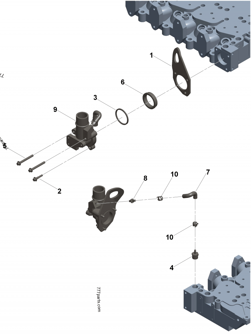 3930565 Molded hose - Cummins spare part | 777parts.com