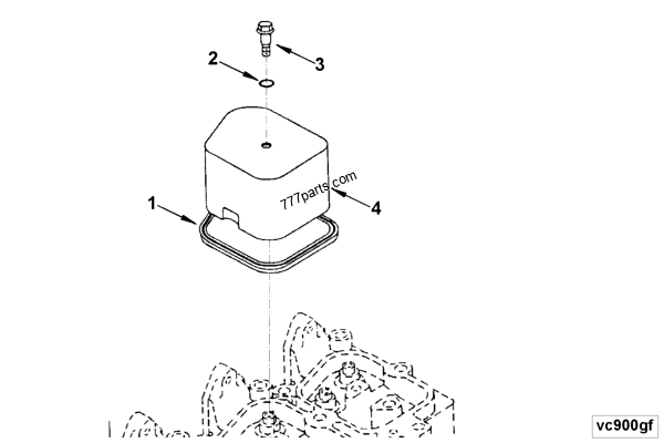 3930906 Valve cover gasket - Cummins spare part | 777parts.com