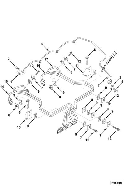 3933660 Fuel manifold - Cummins spare part | 777parts.com