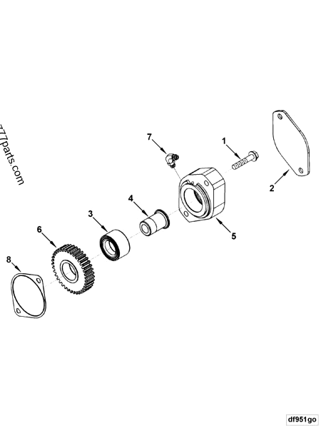3935645 Accessory drive shaft - Cummins spare part | 777parts.com