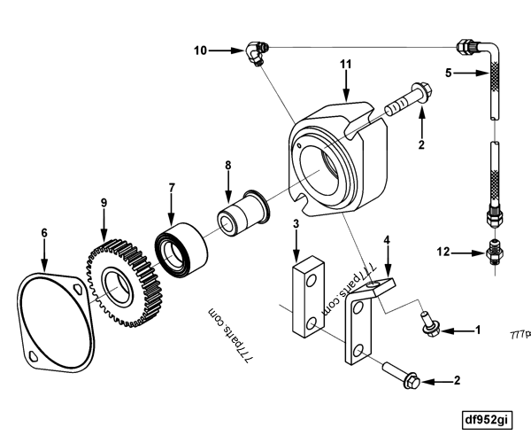 3935645 Accessory drive shaft - Cummins spare part | 777parts.com