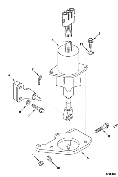 3935649 Fuel pump solenoid - Cummins spare part | 777parts.com