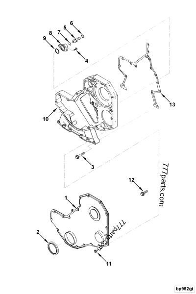 3935959 Oil seal - Cummins spare part | 777parts.com