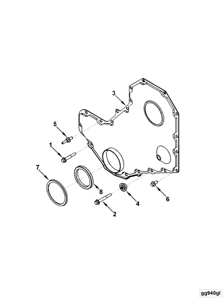 3935959 Oil seal - Cummins spare part | 777parts.com