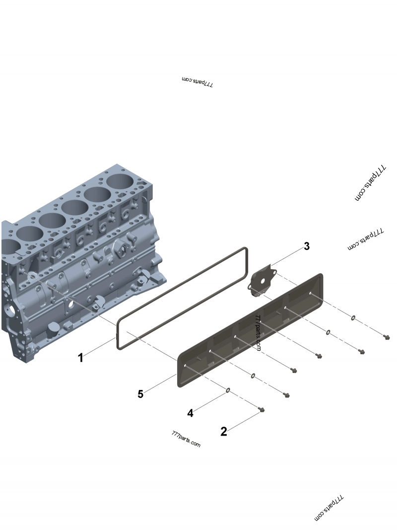 3936249 Push rod cover - Cummins spare part | 777parts.com