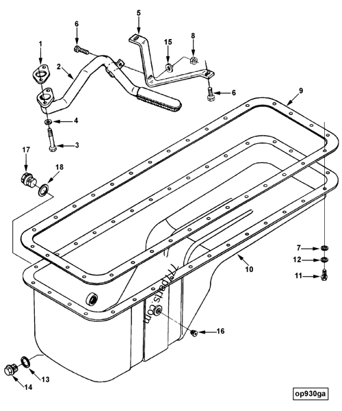 3939352 Oil suction connection gasket - Cummins spare part | 777parts.com
