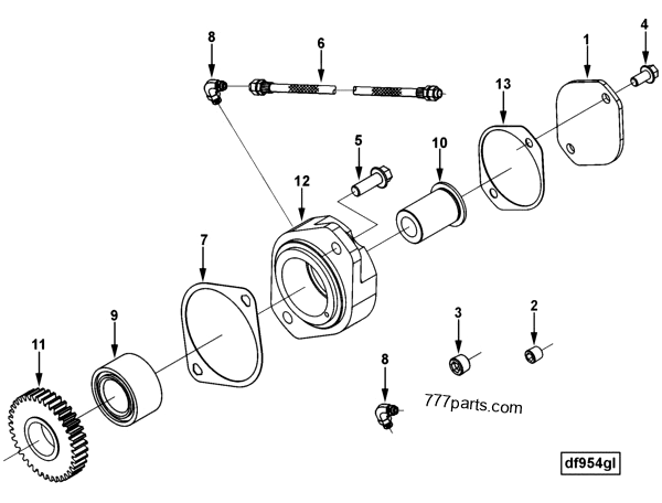 3939963 Hydraulic pump adapter - Cummins spare part | 777parts.com