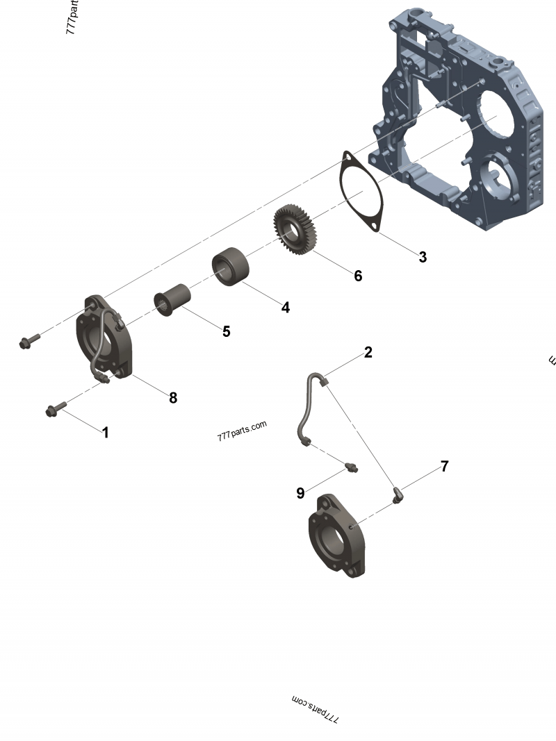 3939963 Hydraulic pump adapter - Cummins spare part | 777parts.com