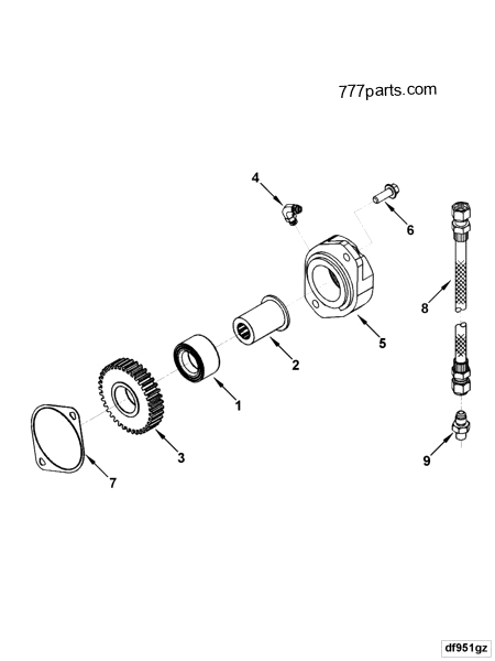3939963 Hydraulic pump adapter - Cummins spare part | 777parts.com