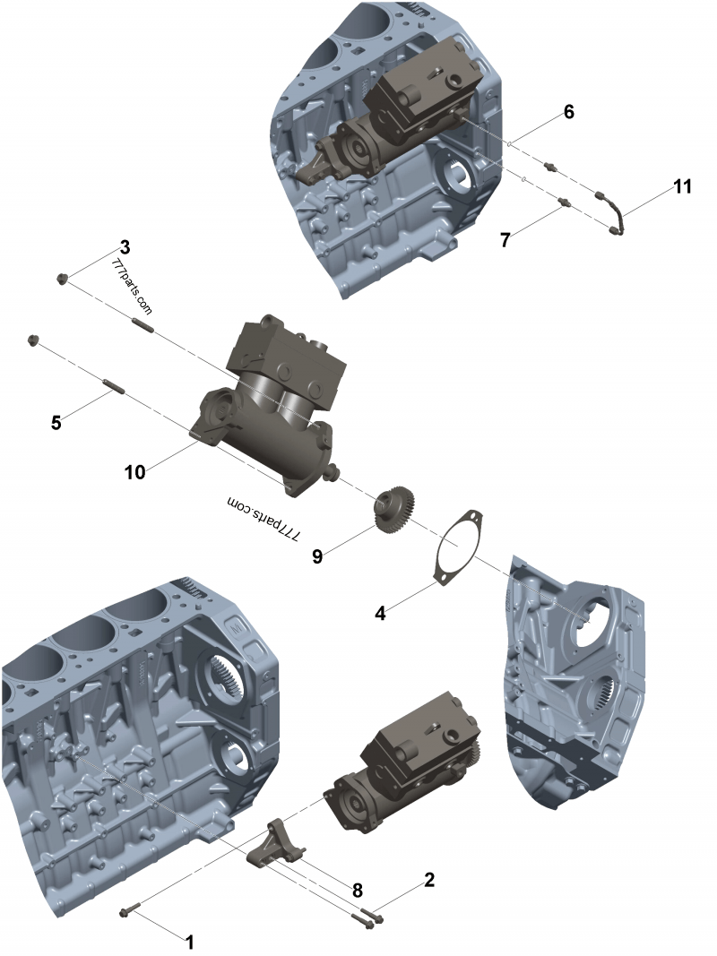 3940245 Hydraulic pump gasket - Cummins spare part | 777parts.com