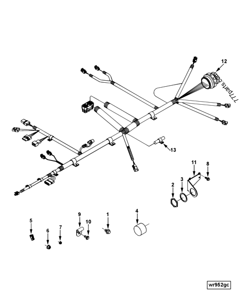 3945253 Wiring retainer bracket - Cummins spare part | 777parts.com