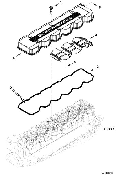 3959400 Captive isolator cap screw - Cummins spare part | 777parts.com