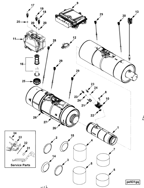 2866337 Gasket, afm device - Cummins spare part | 777parts.com